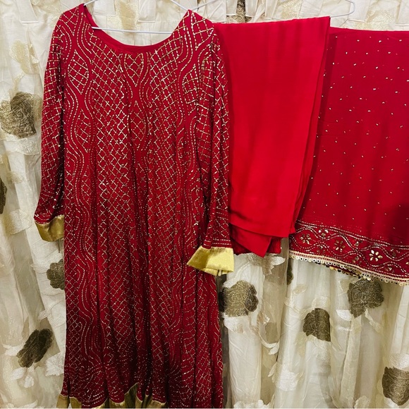 Dresses | Customized Pakistani Indian Wedding Or Party Wear Dress ...